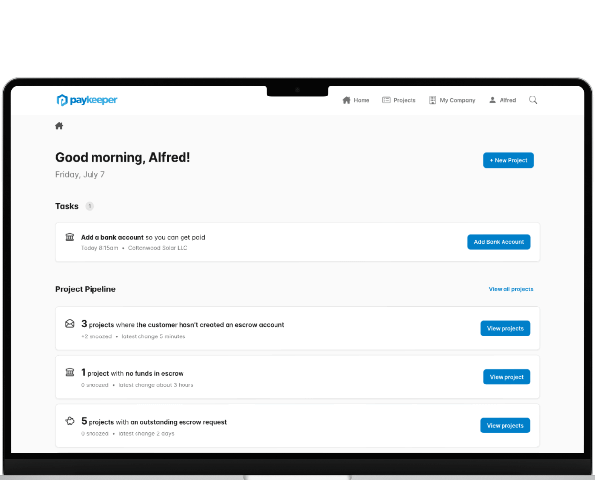 Solutions For Contractors - PayKeeper | Execution Engine For Payments